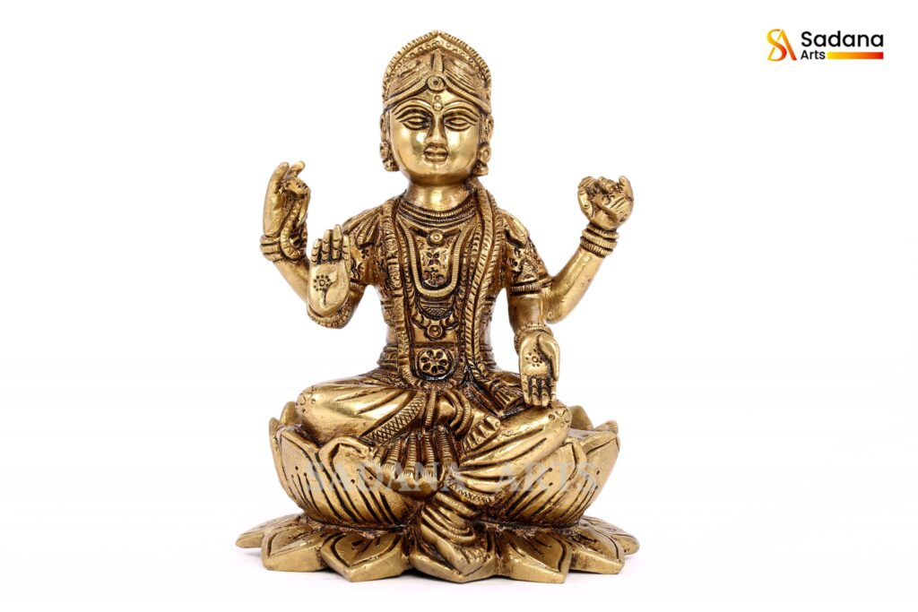 Brass balambika statue - sadanaarts
